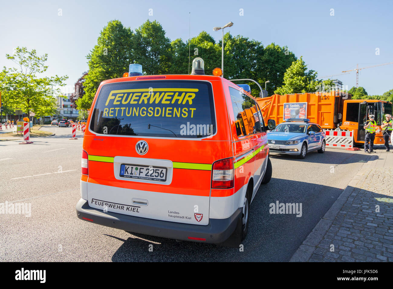 KIEL / GERMANY - JUNE 20, 2017: german emergency doctor car from fire ...