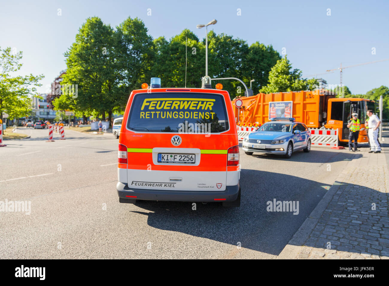 KIEL / GERMANY - JUNE 20, 2017: german emergency doctor car from fire ...