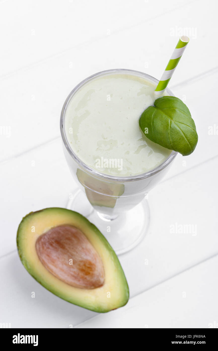 Avocado milkshake hi-res stock photography and images - Alamy