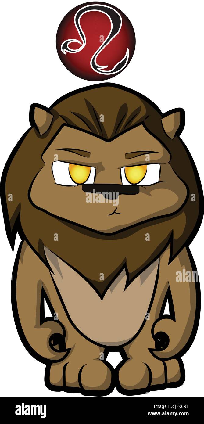Leo cartoon vector Stock Vector Image & Art - Alamy