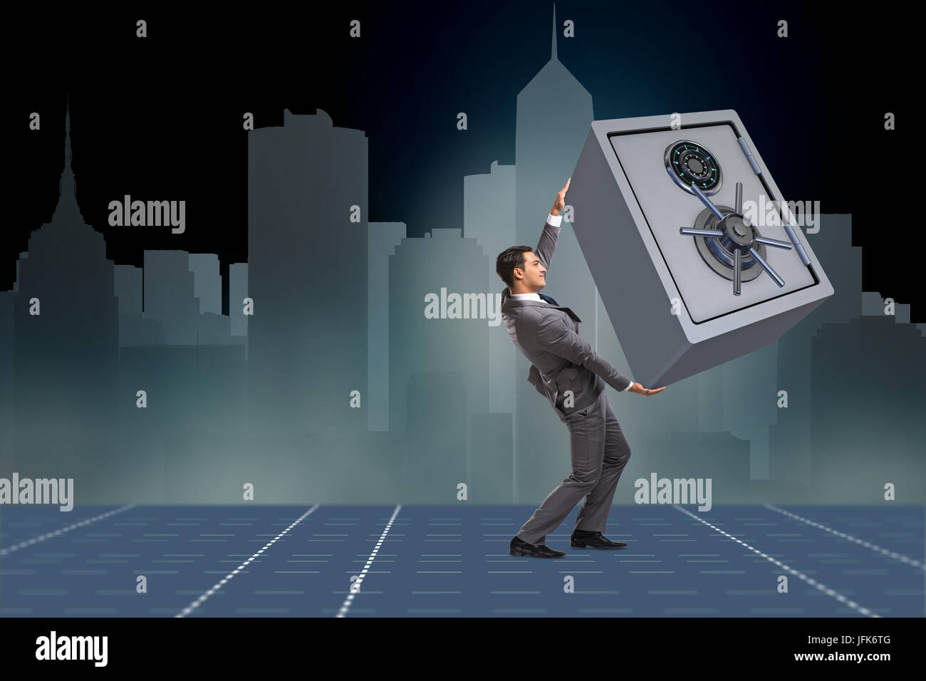 Security carry heavy box hi-res stock photography and images - Alamy