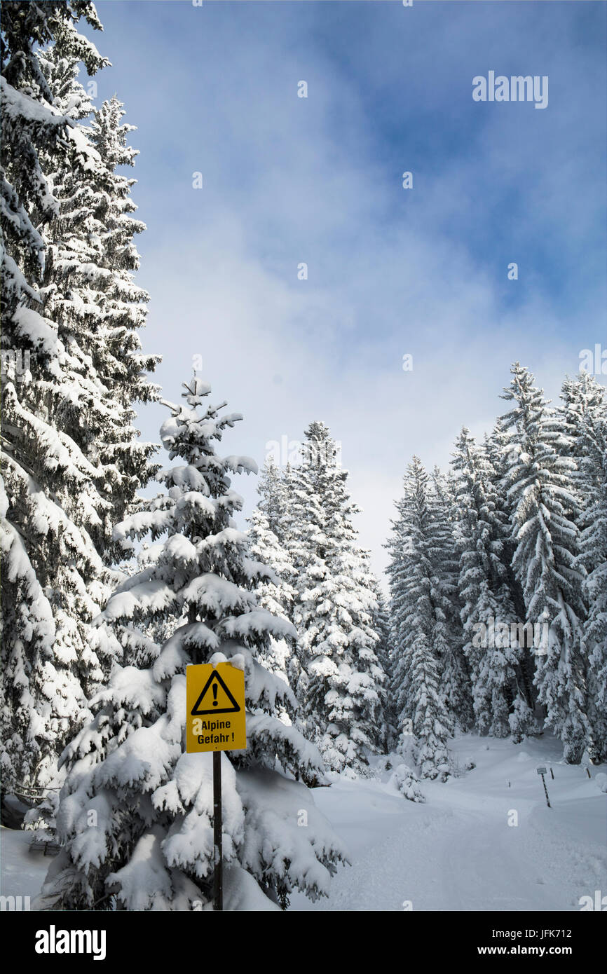 Remote area warning sign hi-res stock photography and images - Alamy