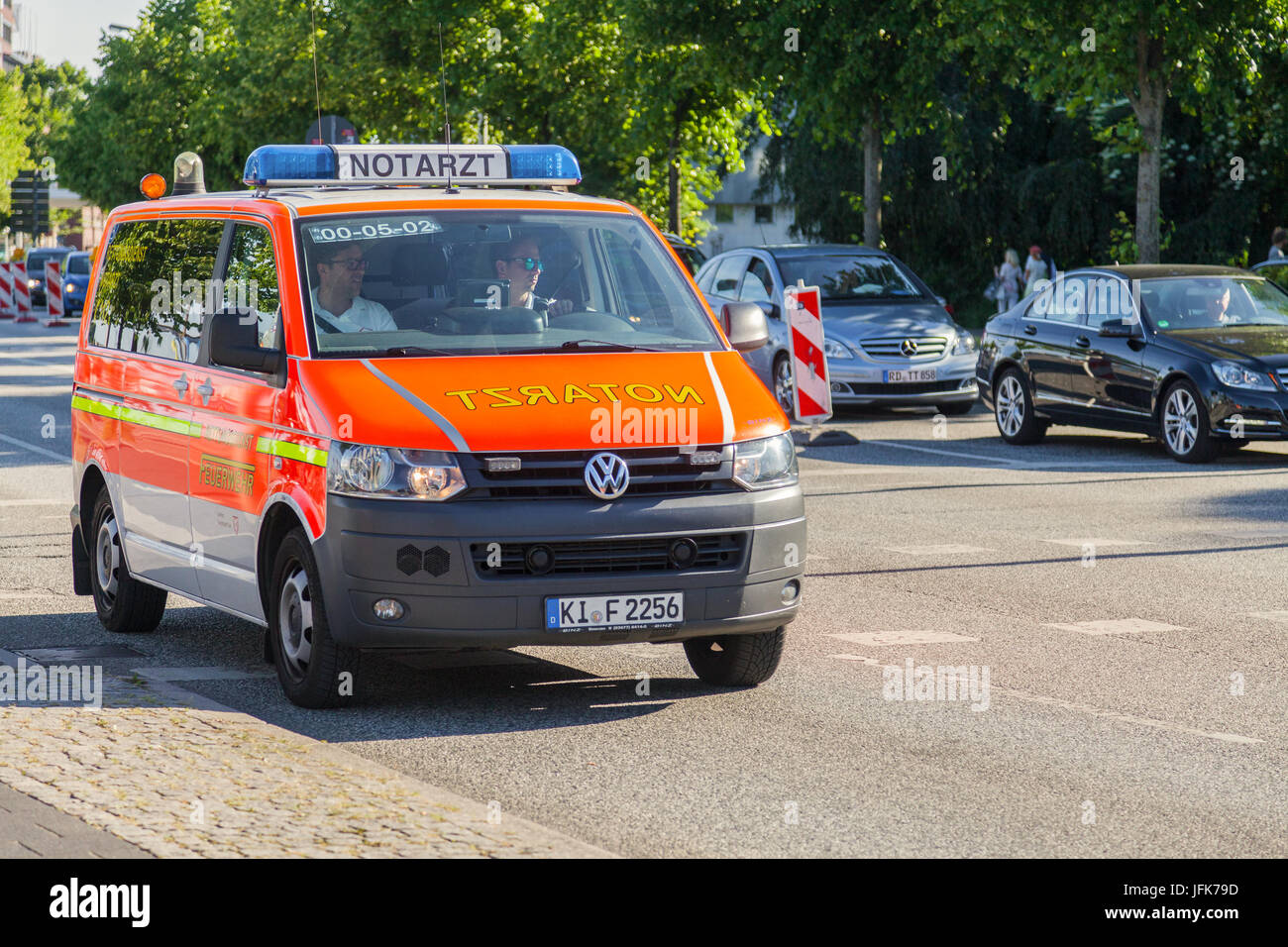 KIEL / GERMANY - JUNE 20, 2017: german emergency doctor car from fire ...