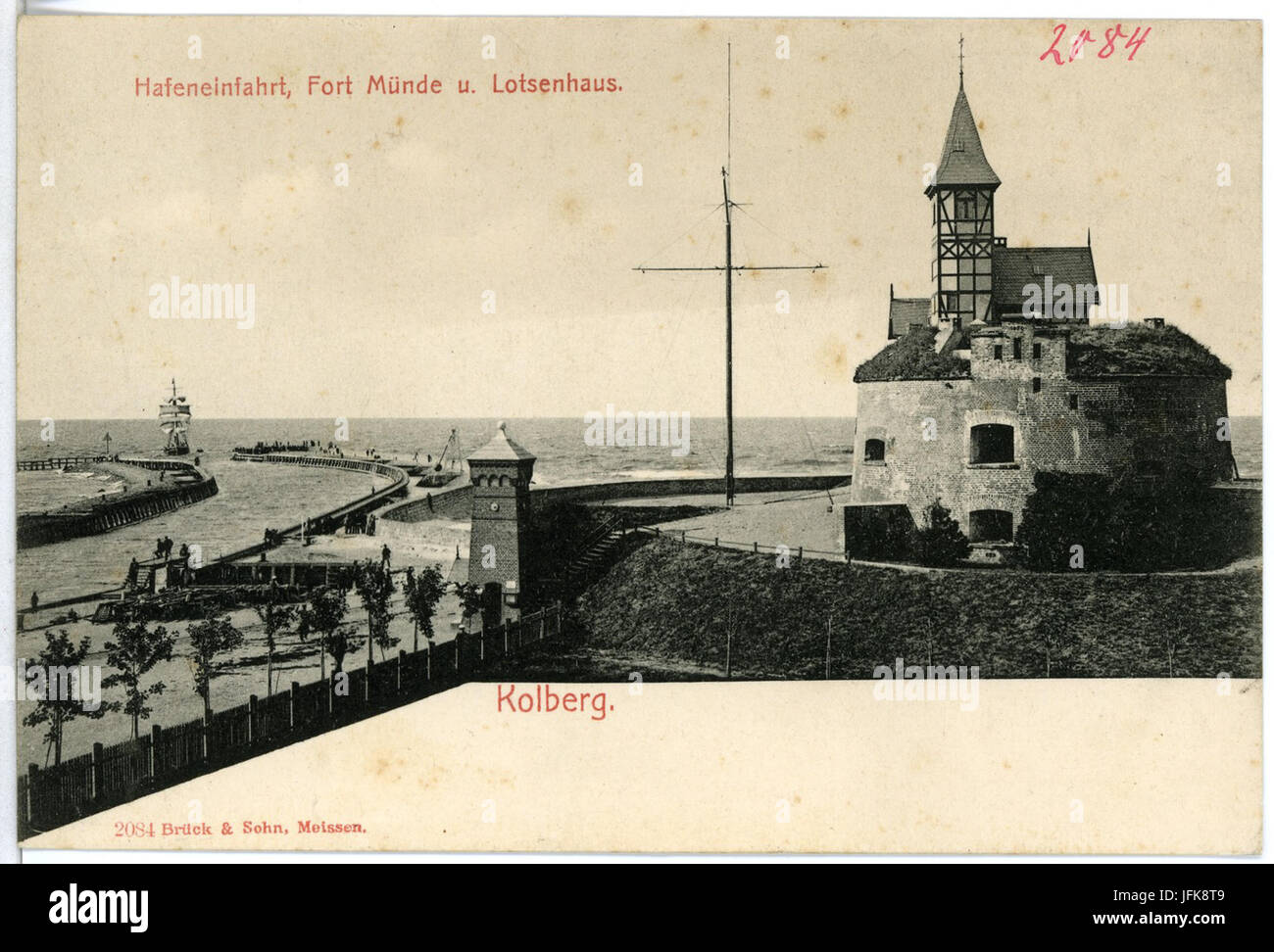 Old map of kolobrzeg hi-res stock photography and images - Alamy