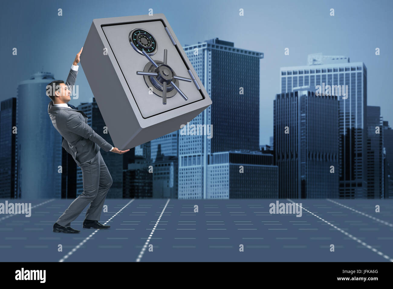 Security carry heavy box hi-res stock photography and images - Alamy