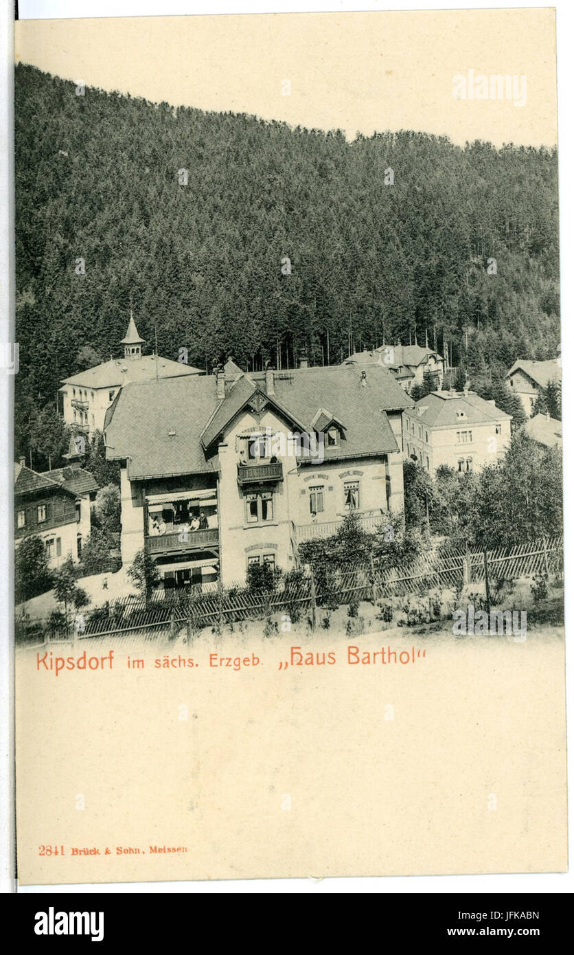 02841-Kipsdorf-1903-Haus Barthol-Brück & Sohn Kunstverlag Stock Photo ...