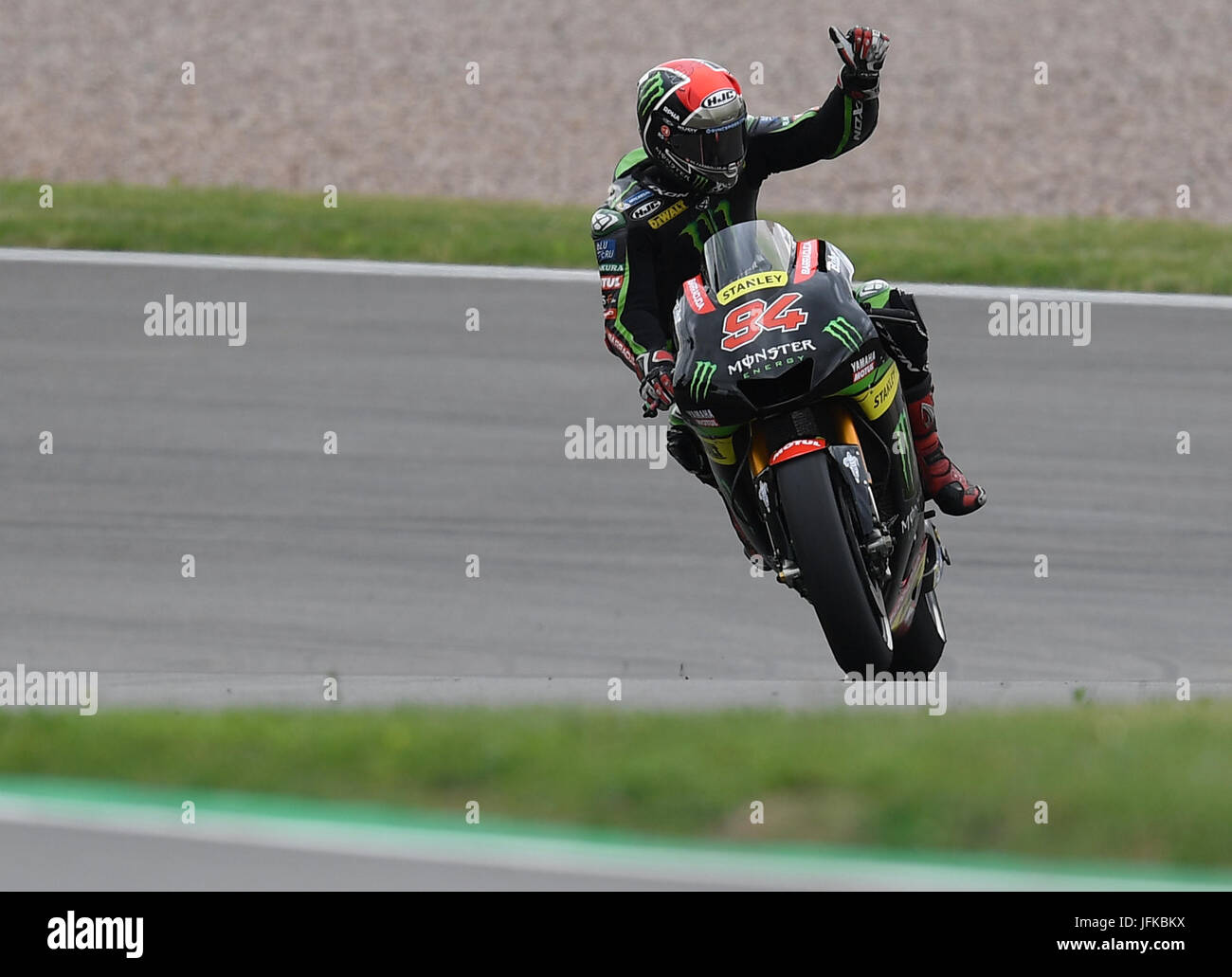 Hohenstein-Ernstthal, Germany. 1st July, 2017. German MotoGP rider ...