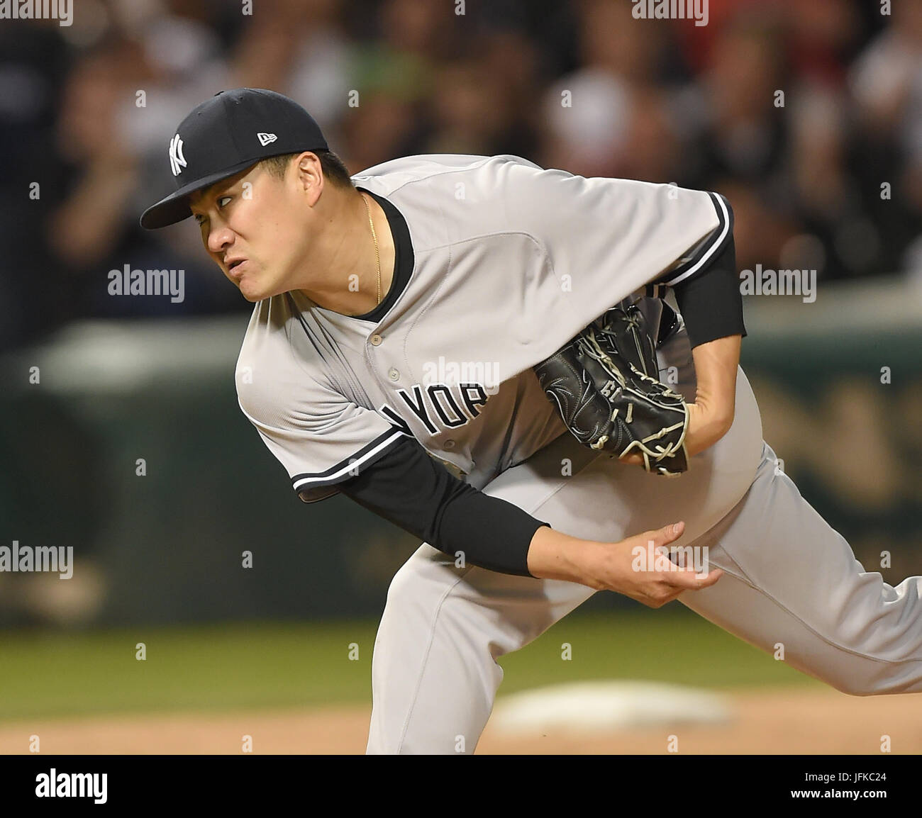 Chicago, Illinois, USA. 28th June, 2017. Masahiro Tanaka (Yankees) MLB ...