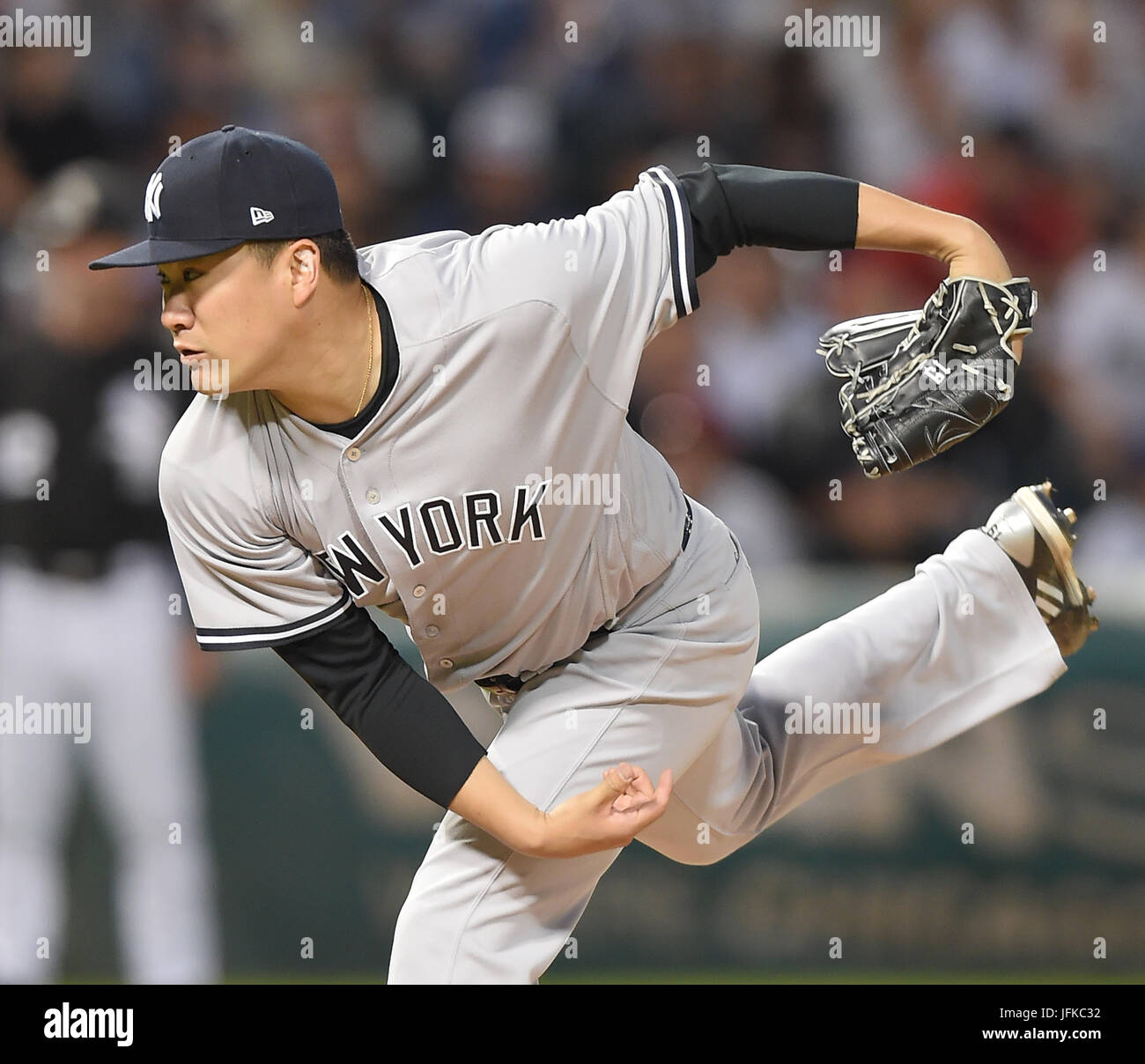 Chicago, Illinois, USA. 28th June, 2017. Masahiro Tanaka (Yankees) MLB ...