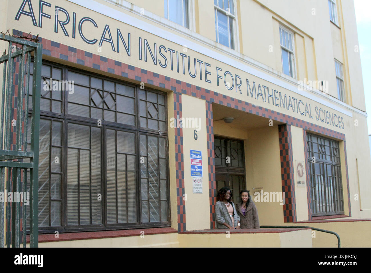 Physicist Desiree Mahinga (25, L) from Congo-Brazzaville and ...