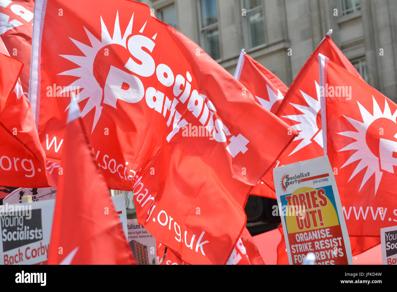 London, UK. 1st July 2017. The Not One More Day, Tories out national ...