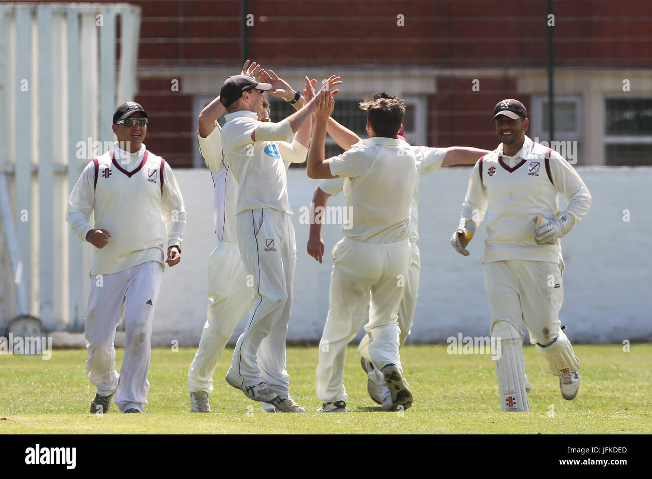 Wirral, UK. 1st July, 2017. New Brighton cc v Bootle cc during the ...