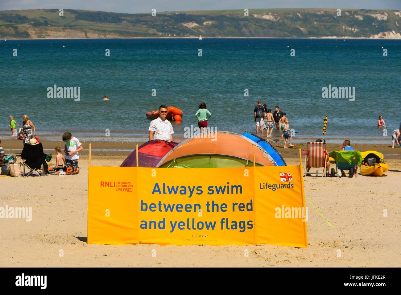 Rnli lifeguards sign hi-res stock photography and images - Alamy