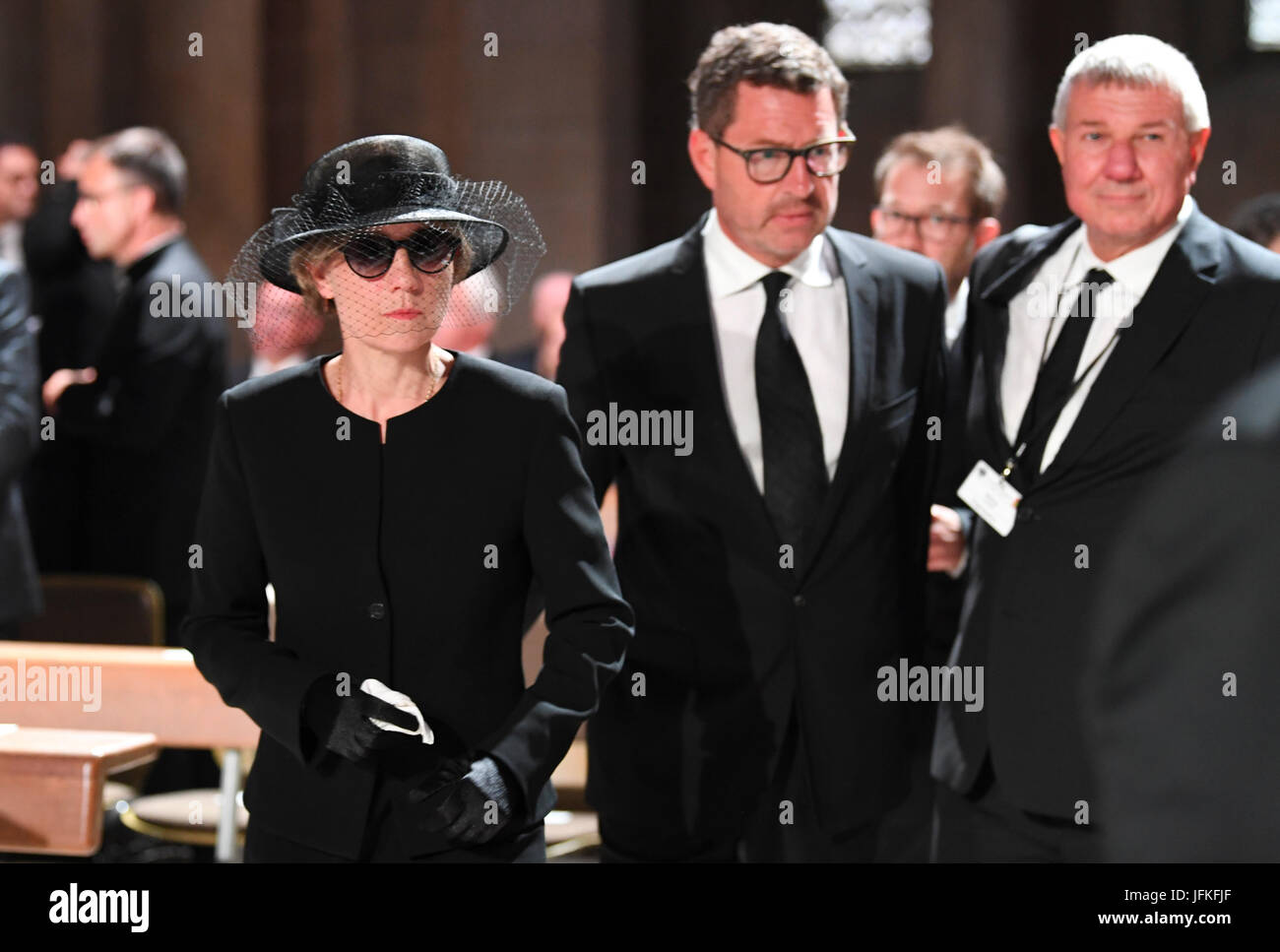 Speyer, Germany. 1st July, 2017. Maike Kohl-Richter (L-R), Kai Diekmann ...