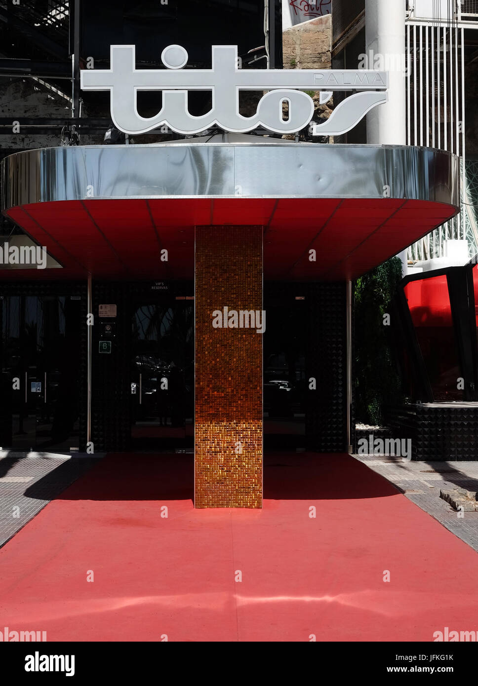 Palma de Mallorca, Spain. 14th June, 2017. The closed disco and luxury ...