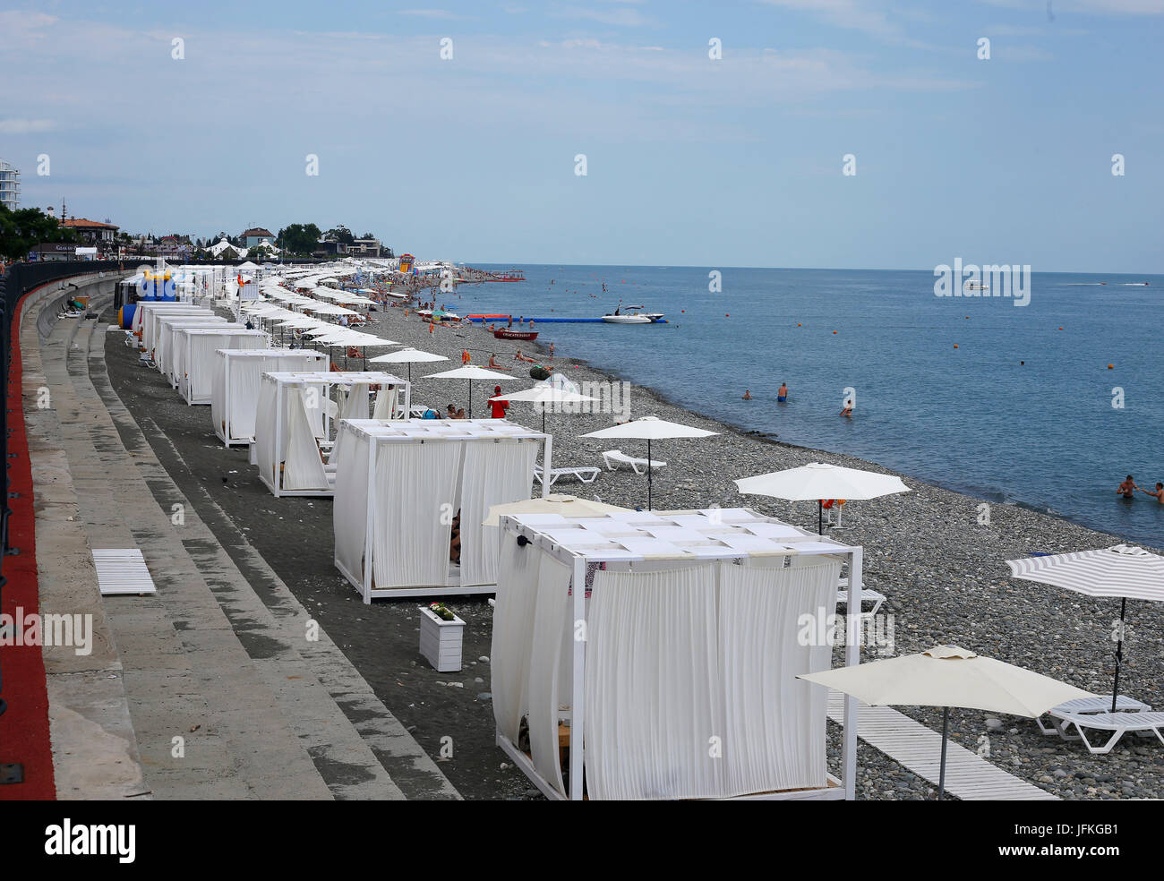 Beach in sochi hi-res stock photography and images - Alamy