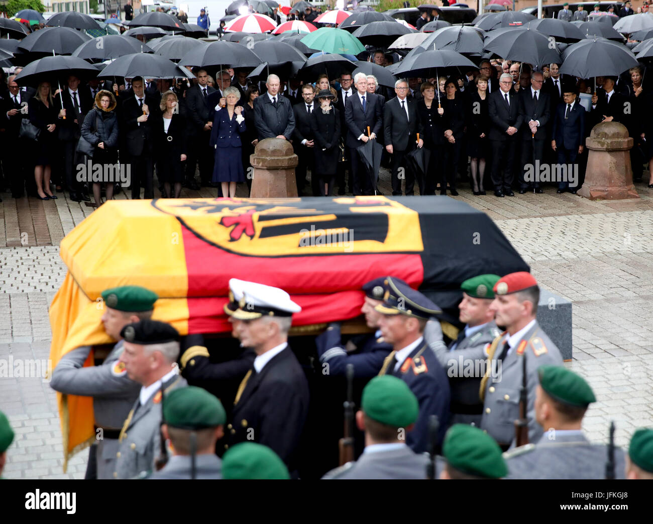 Speyer, Germany. 1st July, 2017. The coffin containing the remains of ...