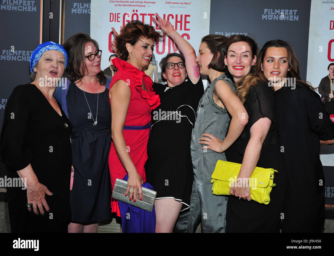 Munich, Germany. 28th June, 2017. The actresses Sibylle Brunner (L-R ...