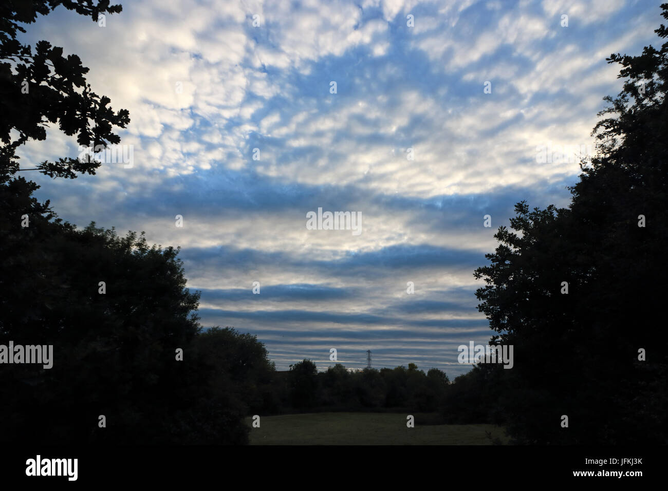 Wave clouds or altocumulus undulates hi-res stock photography and ...