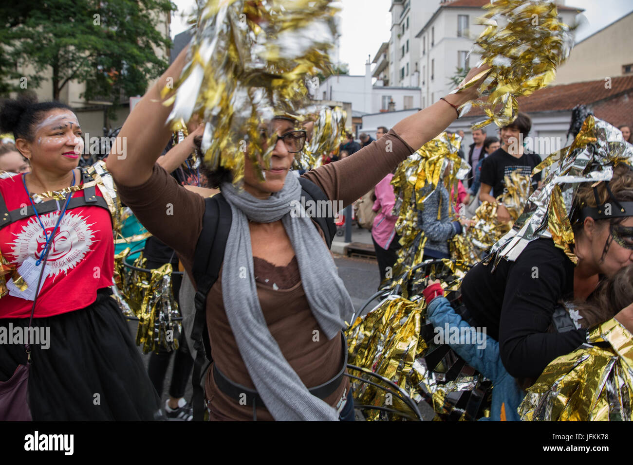 Les Lilas, France. 01st July, 2017. French Parade "La Grande Parade ...