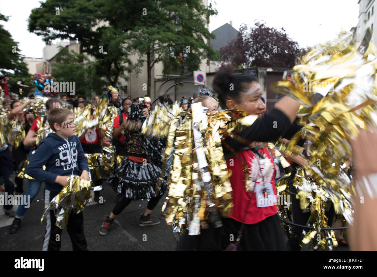Les Lilas, France. 01st July, 2017. French Parade "La Grande Parade ...