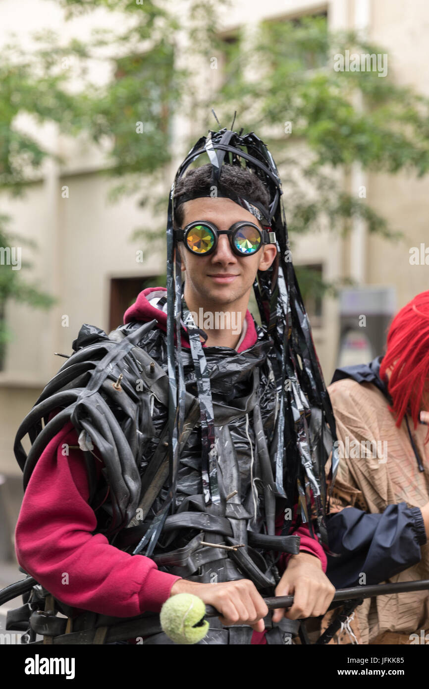 Les Lilas, France. 01st July, 2017. French Parade "La Grande Parade ...