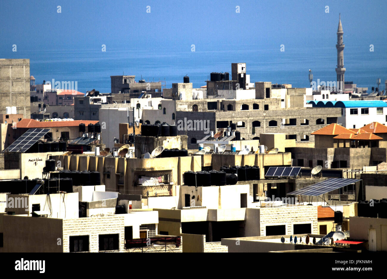 Gaza City, The Gaza Strip, Palestine. 2nd July, 2017. A general view ...