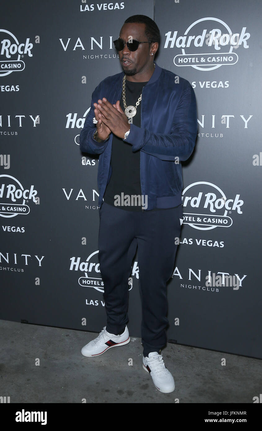 Las Vegas, USA. 1st July, 2017. Sean Puff Daddy Combs. Puff Daddy kicks ...