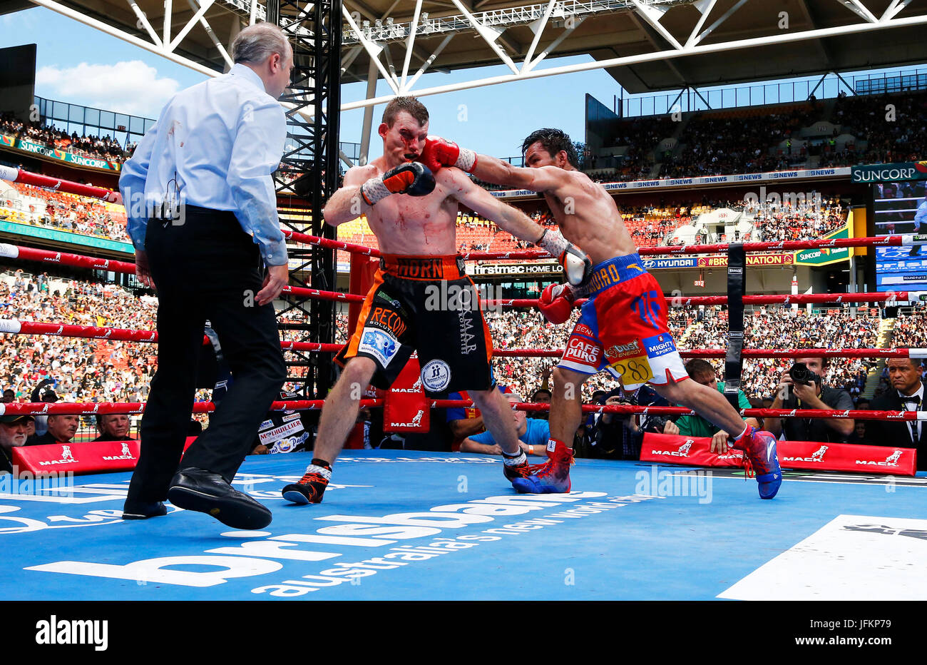 Suncorp Stadium, Brisbane, Australia. 02nd July, 2017. ; Battle of ...