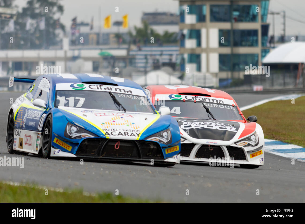 Curitiba, Brazil. 02nd July, 2017. Gustavo Myasava and Fernando Croce ...