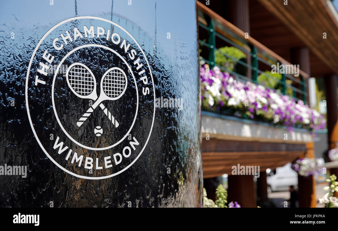 WIMBLEDON WATER FEATURE, THE WIMBLEDON CHAMPIONSHIPS 2017, THE ...