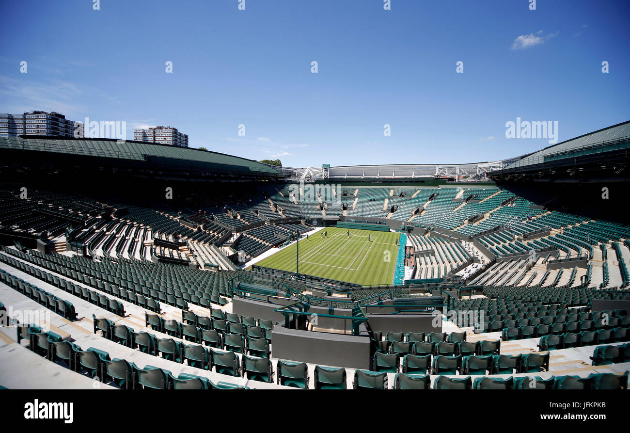 Wimbledon court 1 hi-res stock photography and images - Alamy