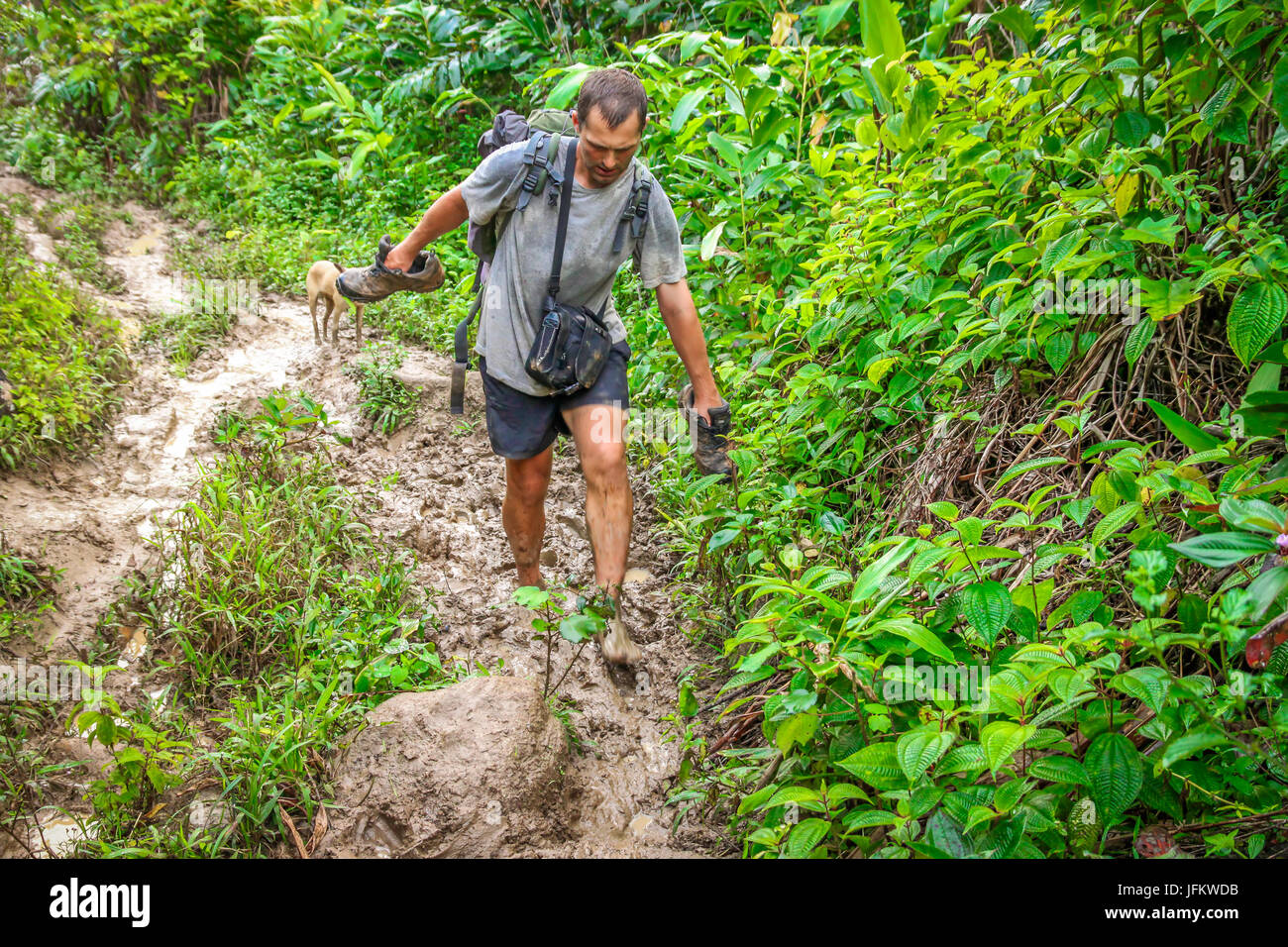 Walking in mud hi-res stock photography and images - Alamy
