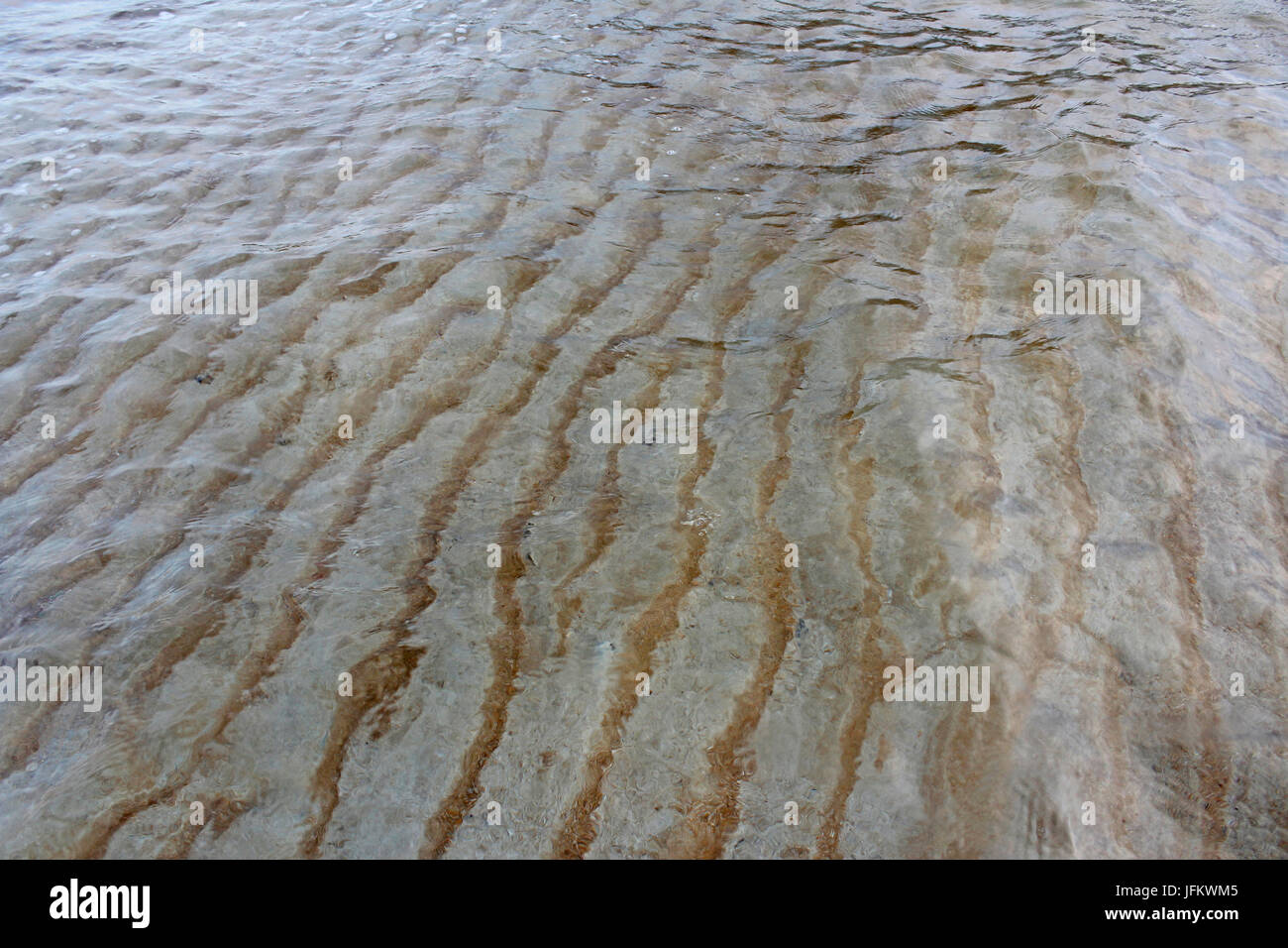 See through underwater sand ripples at Tioman Island Stock Photo - Alamy