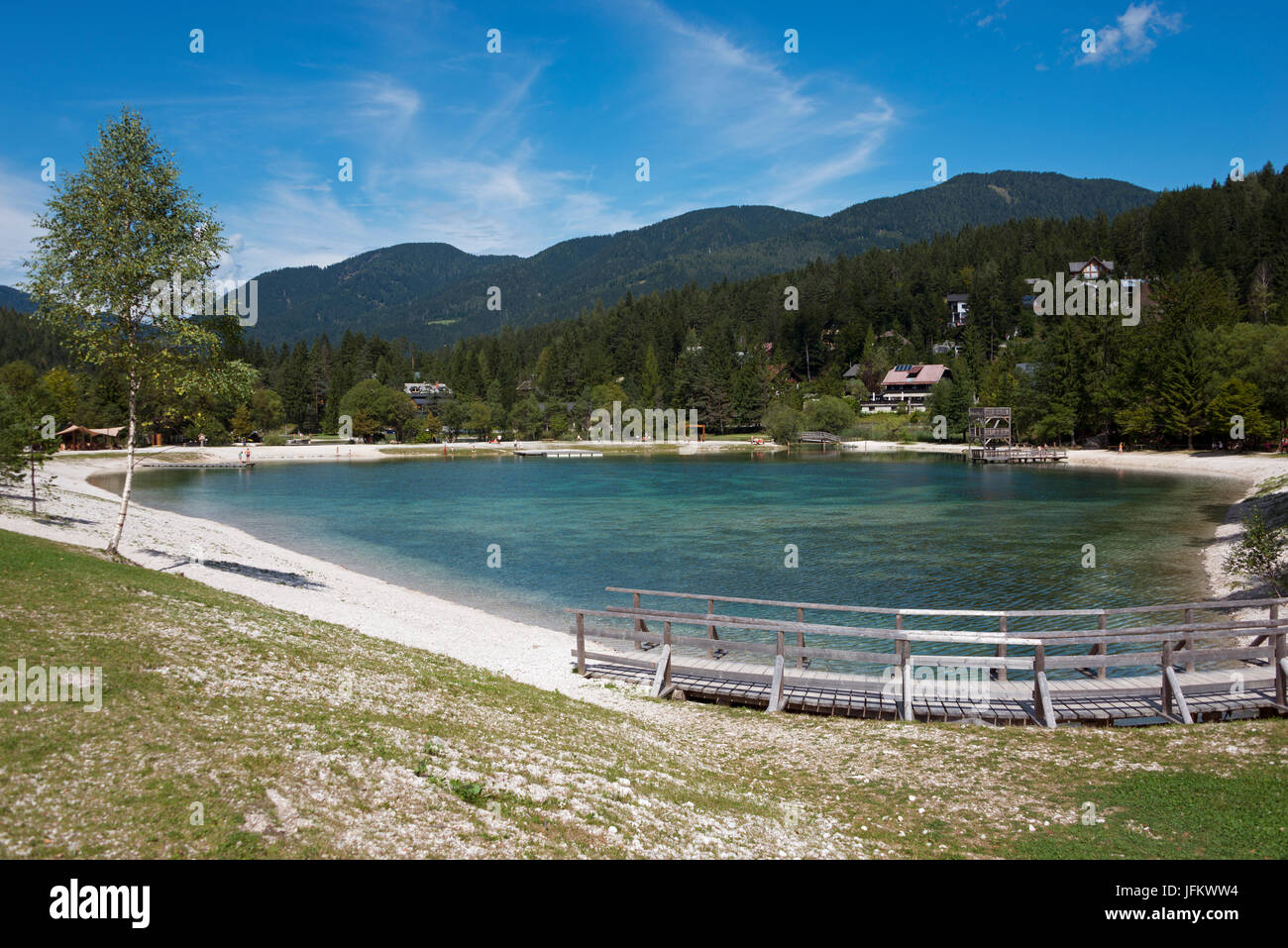 Lake Jasna, Kranjska Gora, Kronau, Sava valley, Upper Carniola ...