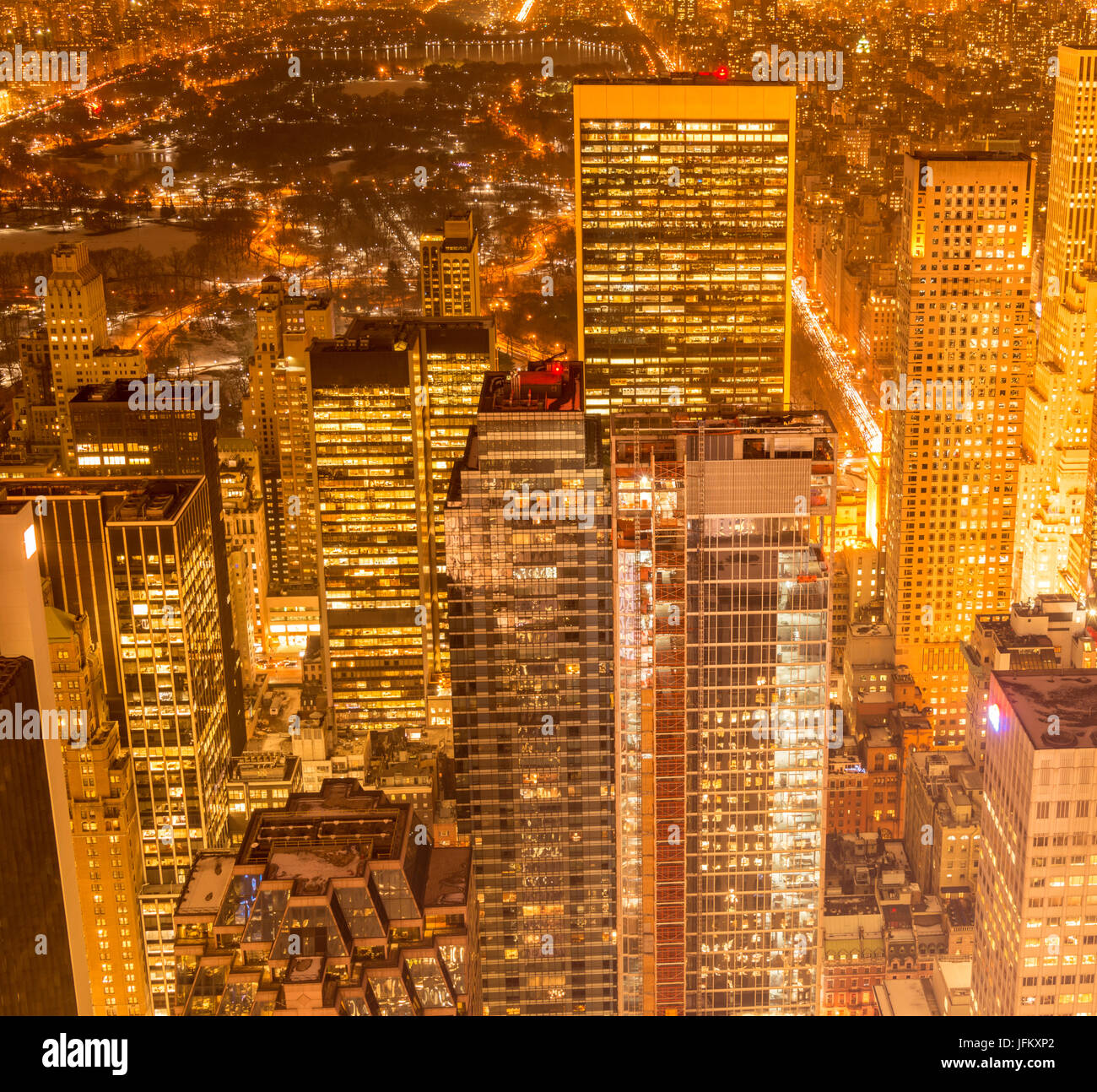 View of New York Manhattan during sunset hours Stock Photo - Alamy