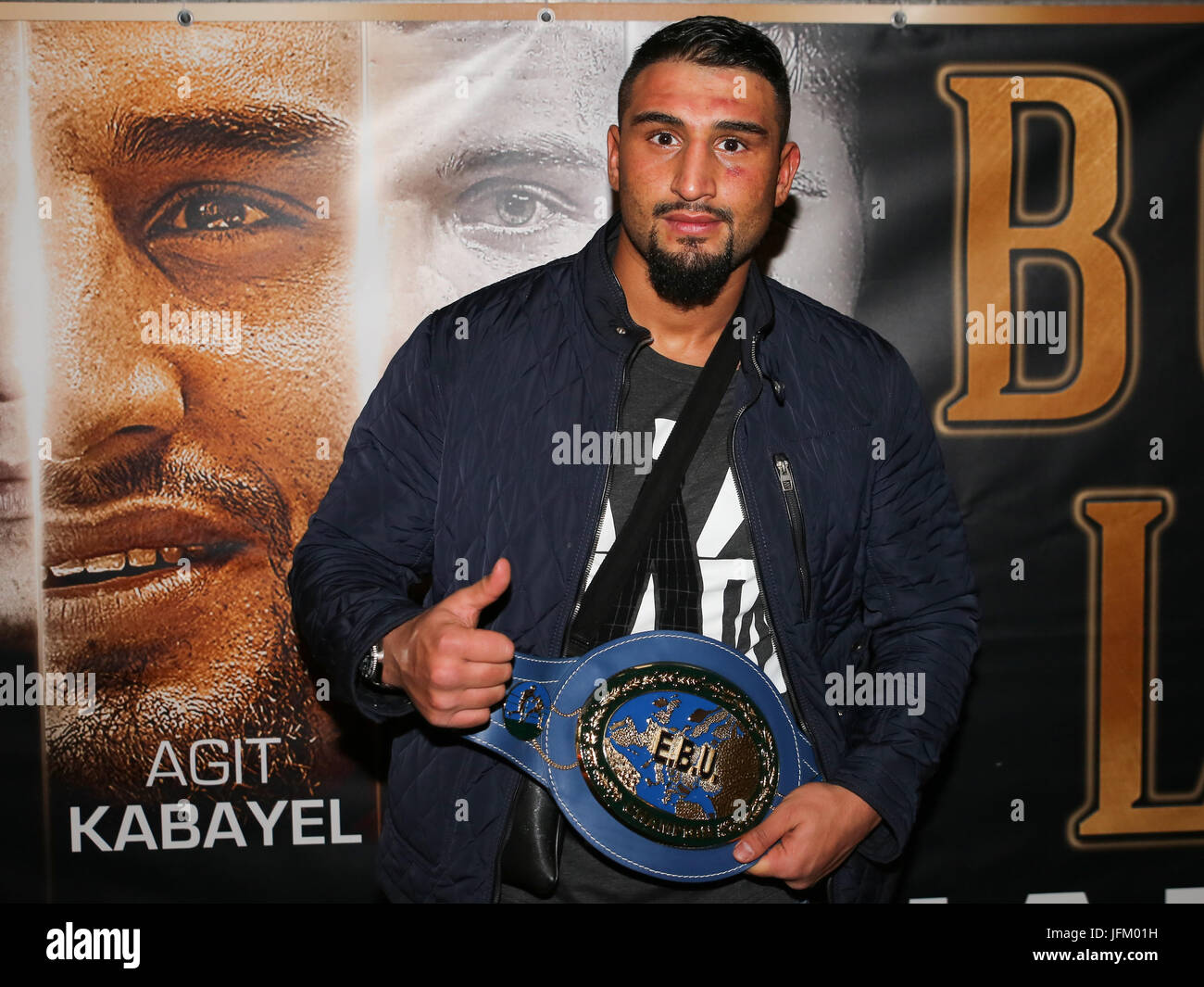 Heavyweight boxer Agit Kabayel (SES-Boxing, Essen Stock Photo - Alamy