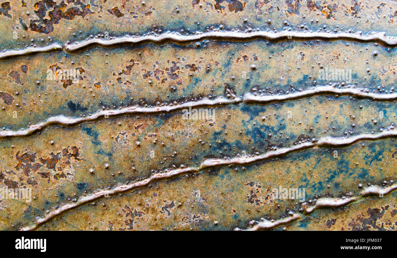 Rusted metal background texture with lines Stock Photo - Alamy
