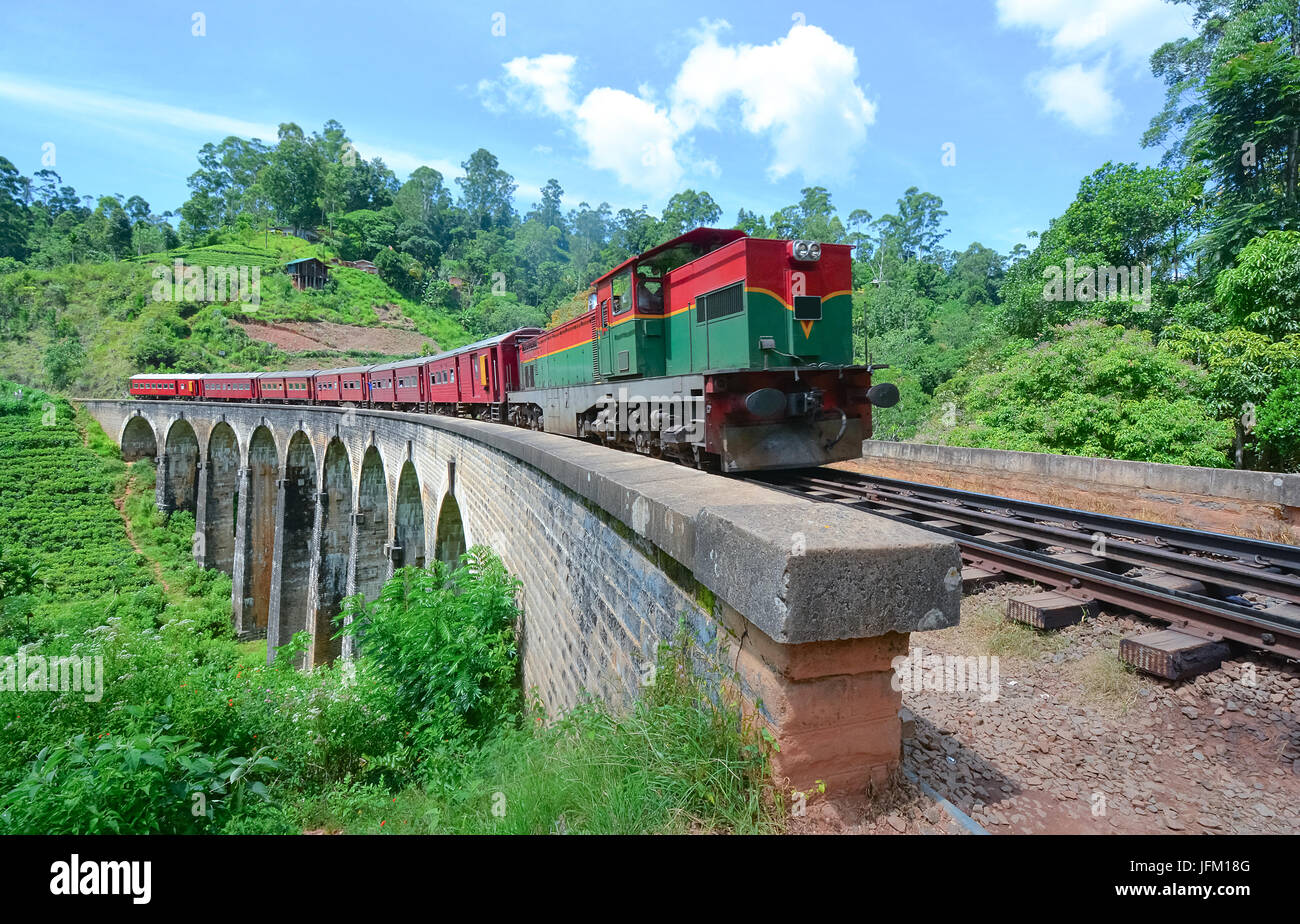 The Main Line Rail Road In Sri Lanka Stock Photo - Alamy