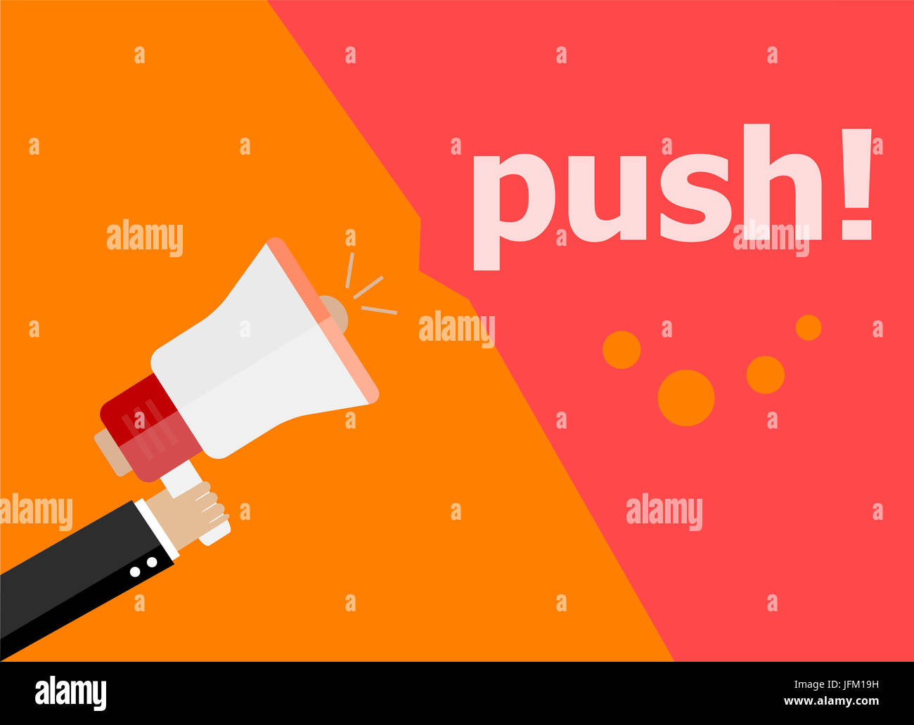 Push hand hi-res stock photography and images - Alamy