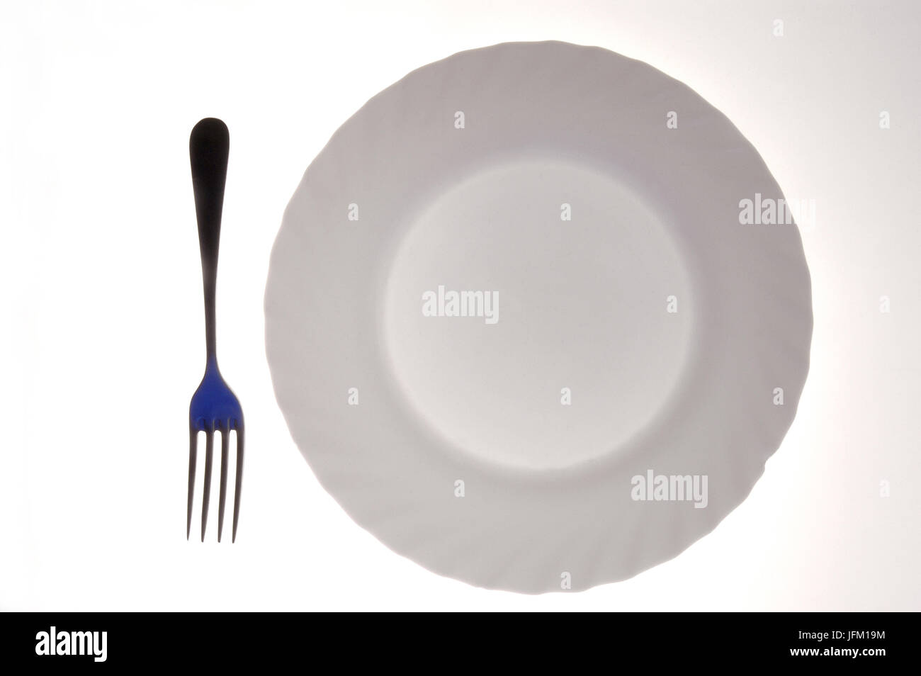 fork and dish Stock Photo - Alamy