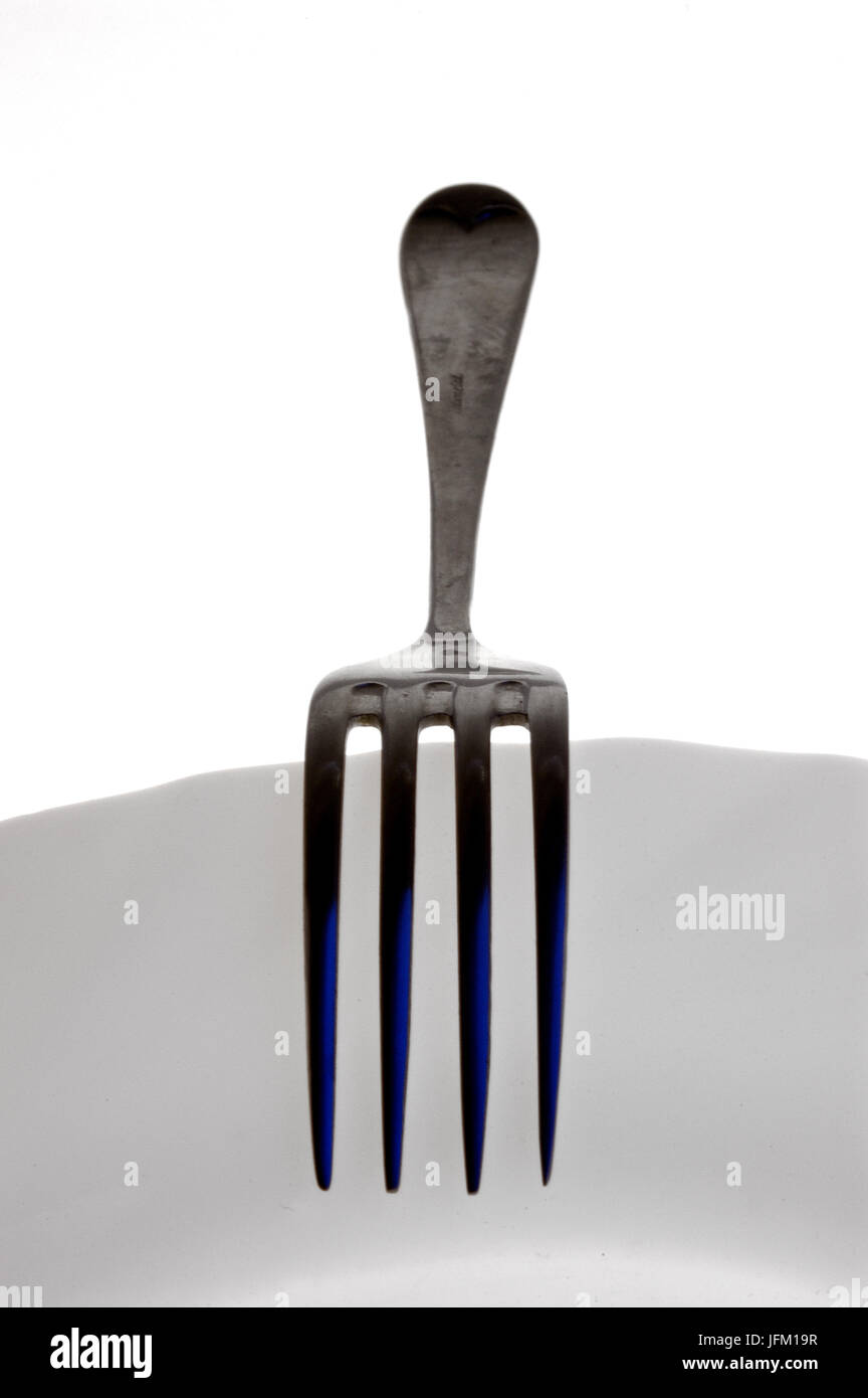fork and dish Stock Photo - Alamy