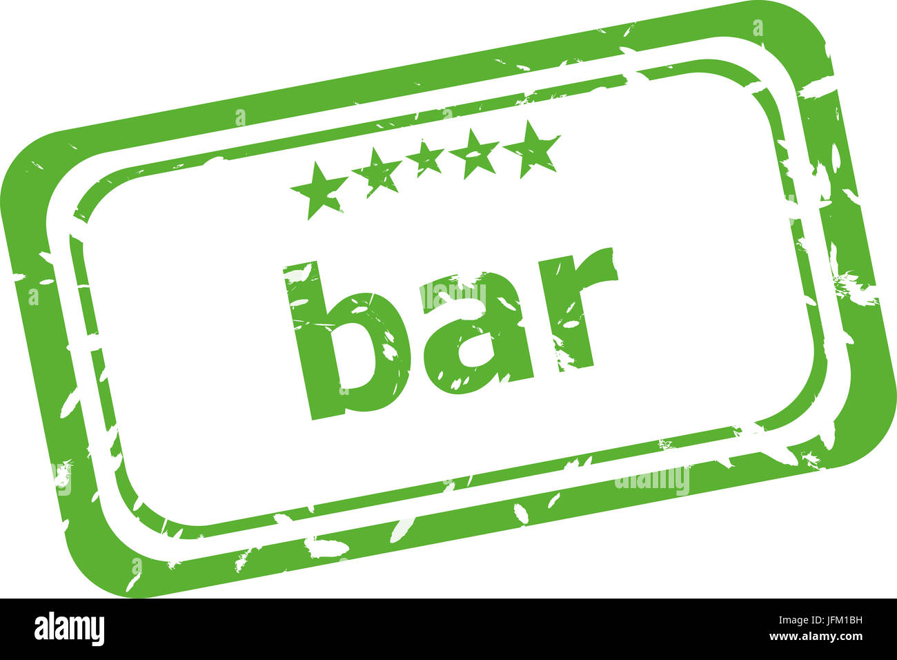 bar grunge rubber stamp isolated on white background Stock Photo - Alamy