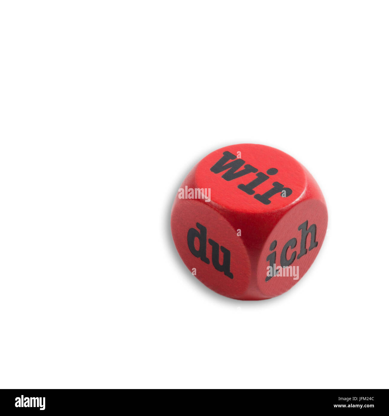 Decision cube with three words Isolated Stock Photo - Alamy