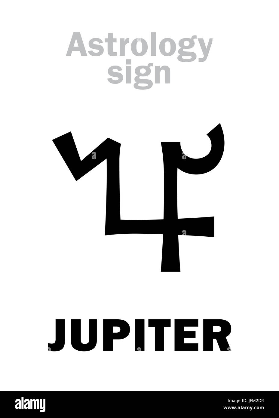 Astrology: planet JUPITER Stock Photo - Alamy