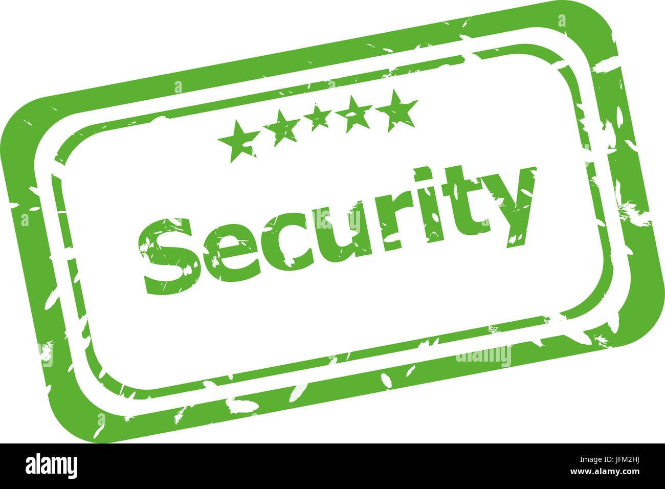 security on rubber stamp over a white background Stock Photo - Alamy