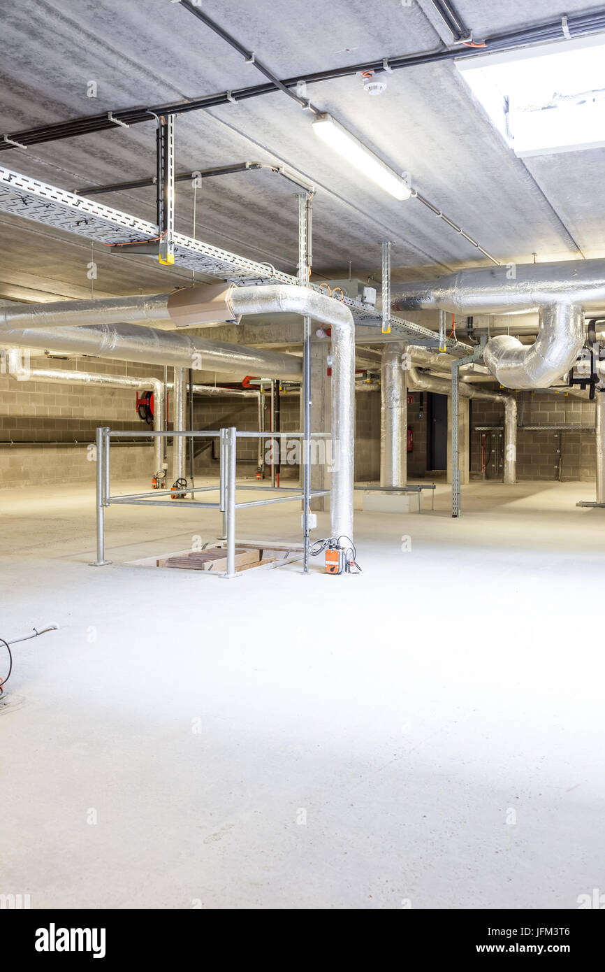 in the technical area, there are boosters for the water pipes of the ...