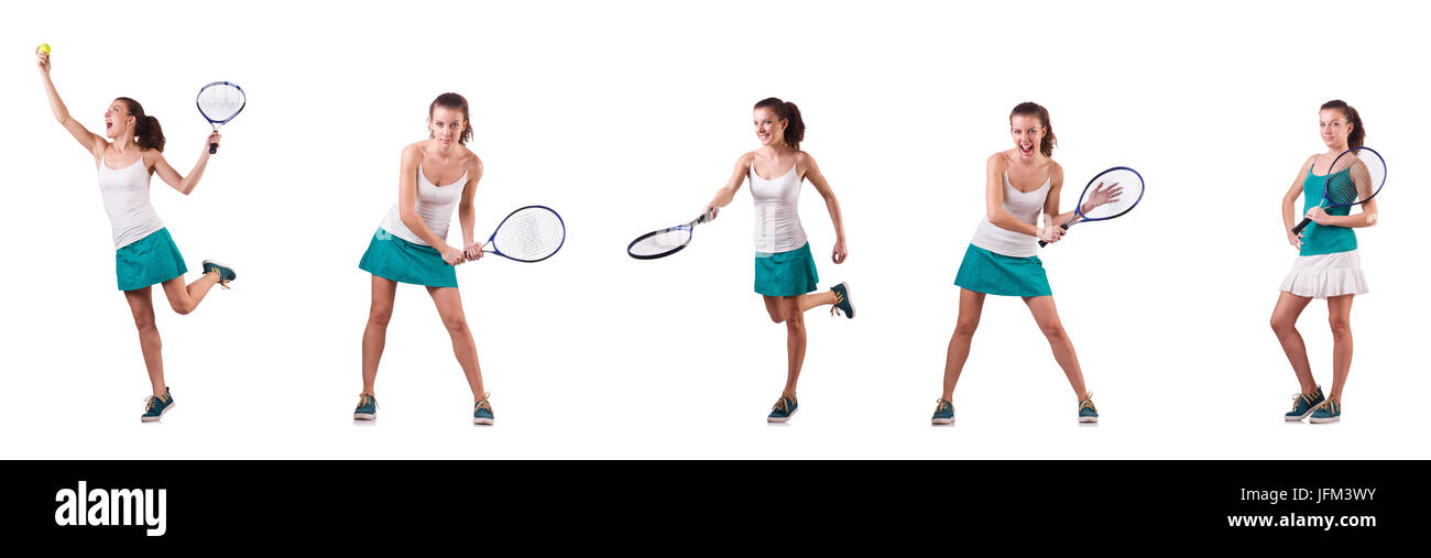 Outdoor tennis player Cut Out Stock Images & Pictures - Alamy