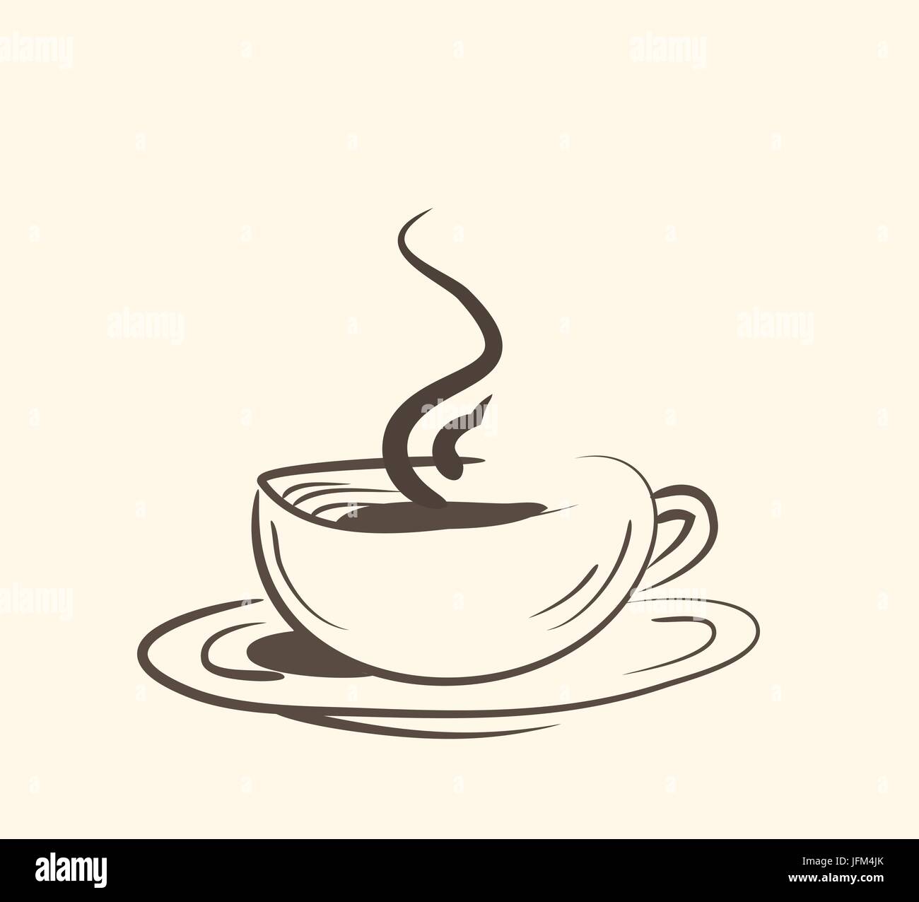 Coffee milk cup jug Stock Vector Images - Alamy