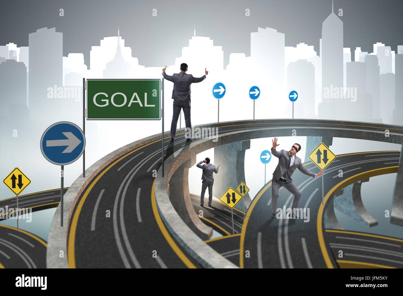 Crossroad metaphor hi-res stock photography and images - Alamy